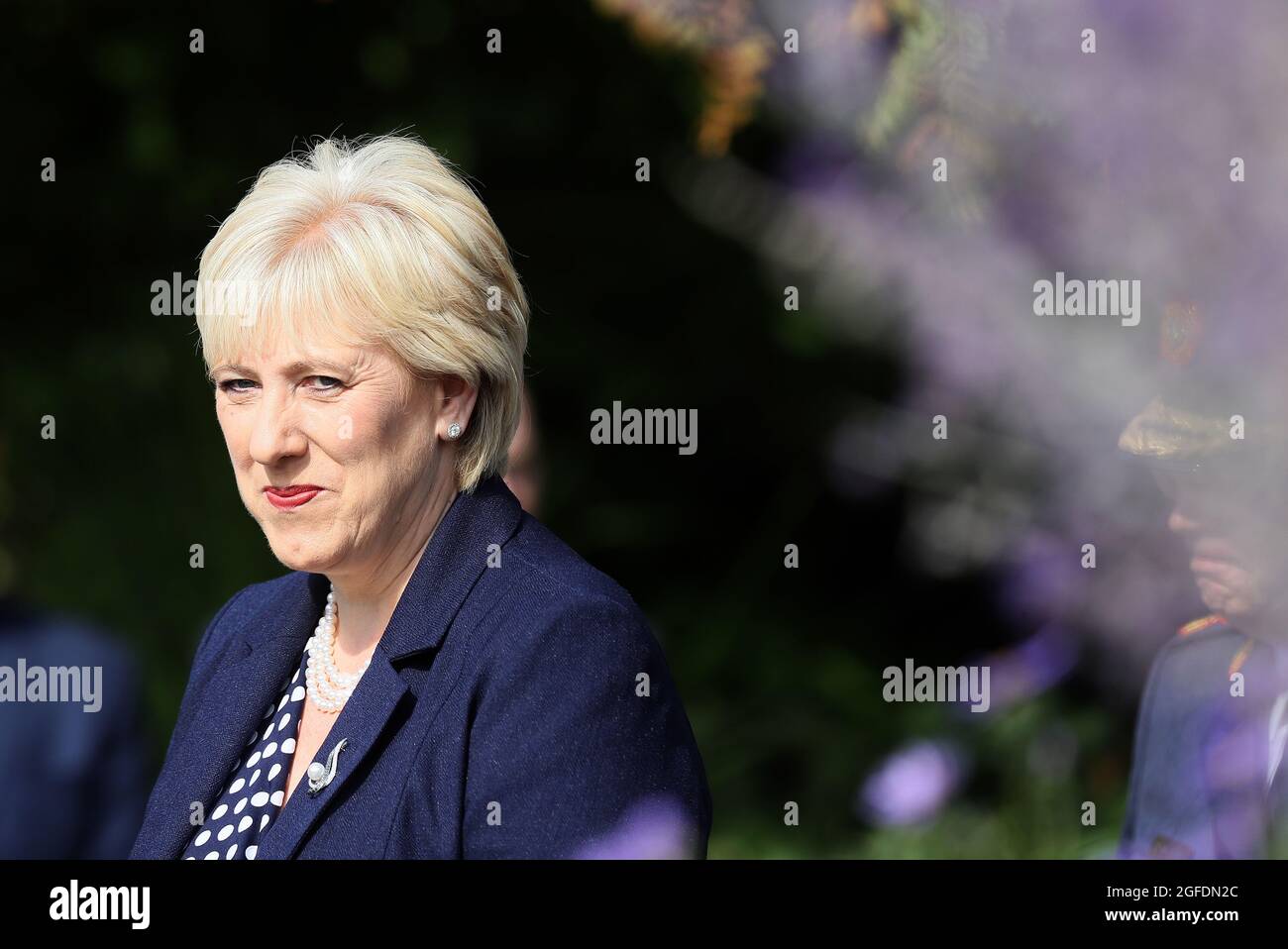 Minister for Justice Heather Humphreys attends a ceremony at Dublin ...