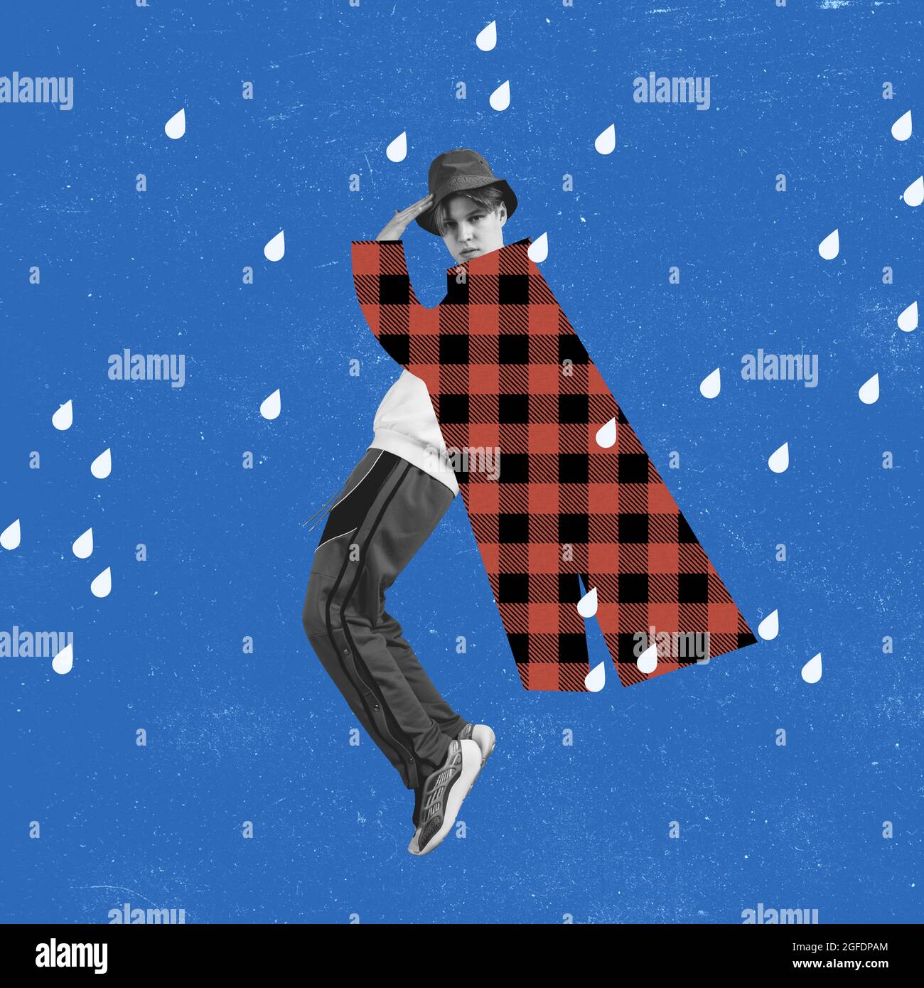 Modern design, contemporary art collage. Inspiration, idea, trendy ...