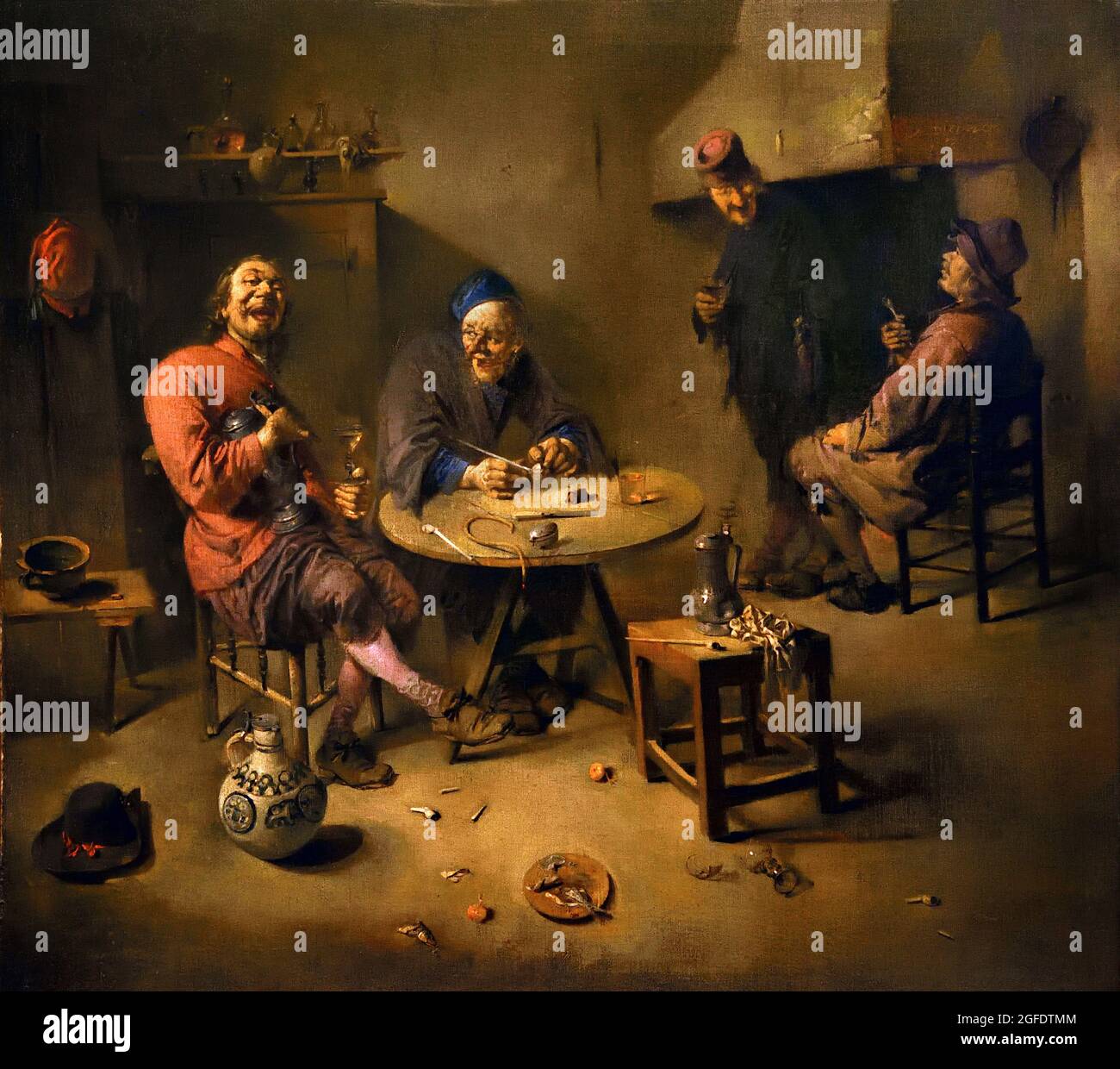 His brushwork in contrast hi-res stock photography and images - Alamy