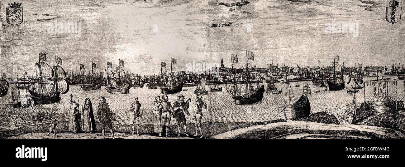 Three bodies on the gallows in the harbour hi-res stock photography and ...