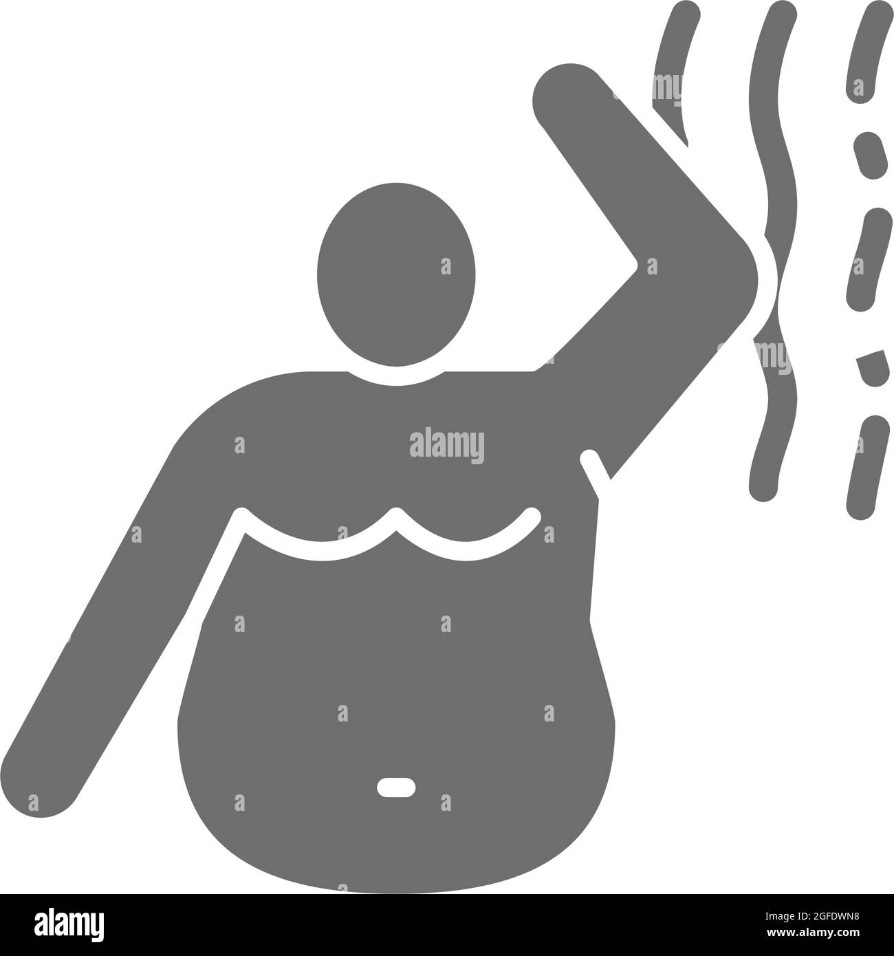 Armpit smell Stock Vector Images - Alamy