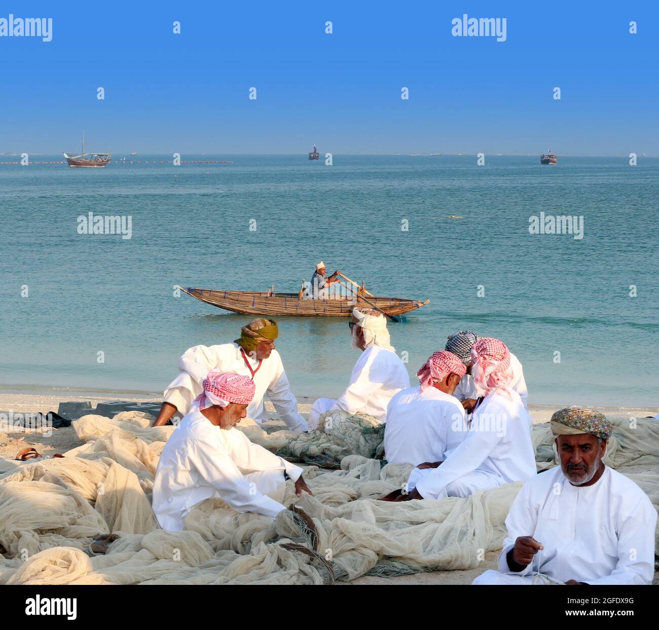Omani Traditional fisherman's Life -OMAN Stock Photo - Alamy