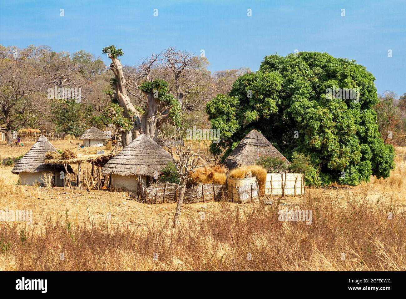 Typical african village hi-res stock photography and images - Alamy