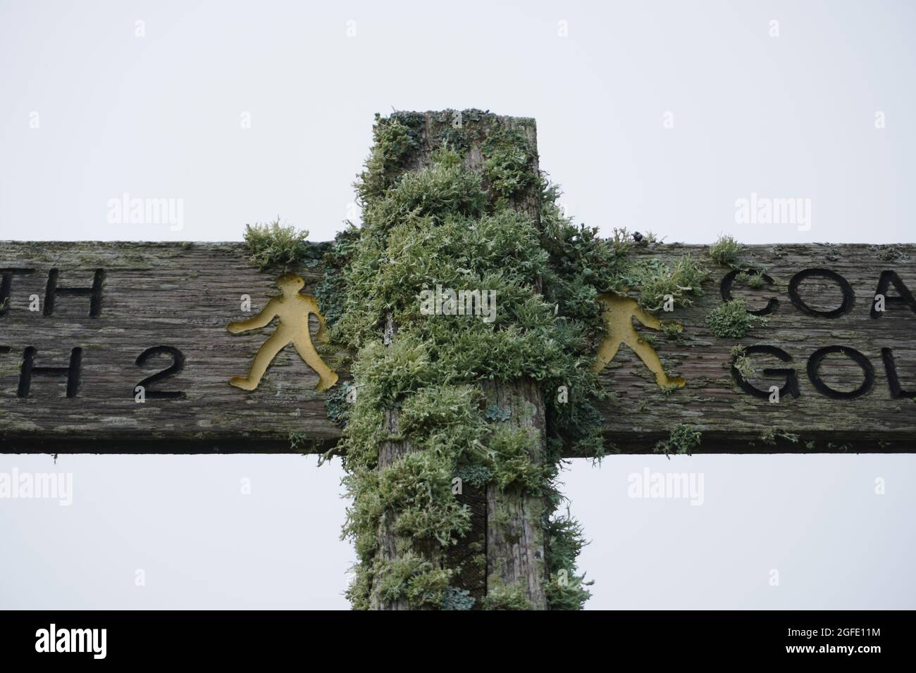 Golden cap dorset sign hi-res stock photography and images - Alamy