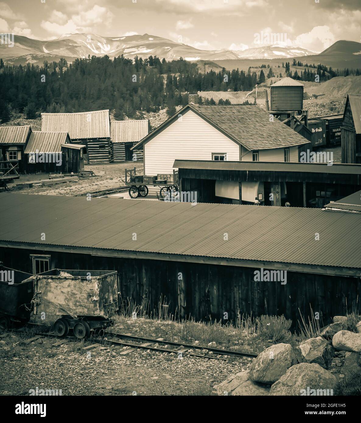 Gold mining ghost town hi-res stock photography and images - Alamy