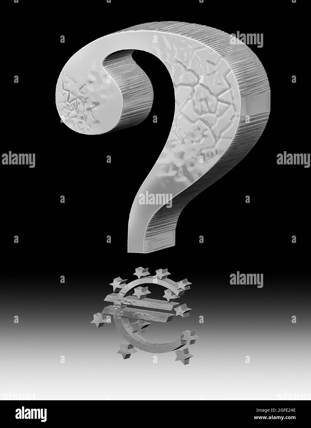 Digital question mark Black and White Stock Photos & Images - Alamy