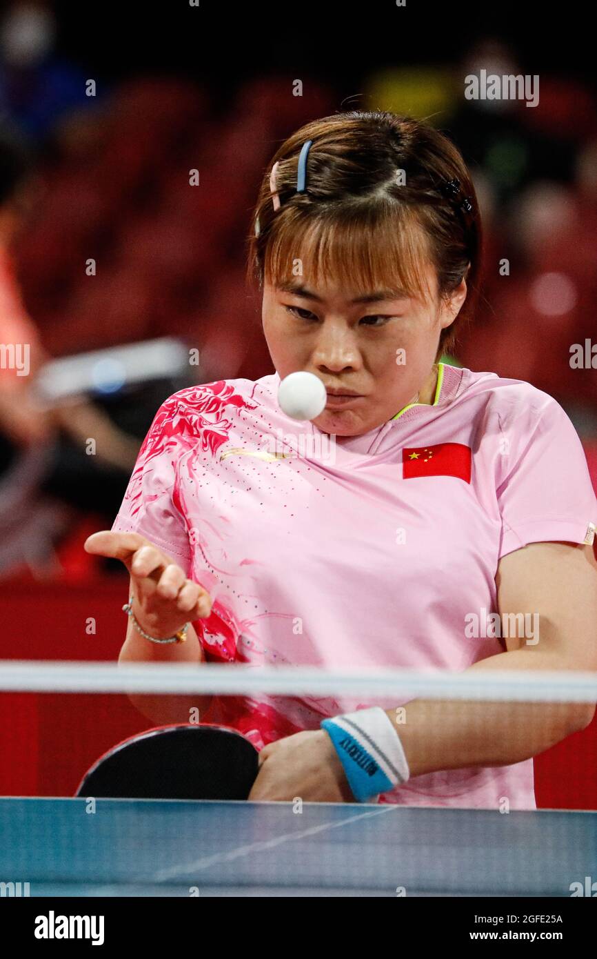 Wheelchair table tennis athlete hi-res stock photography and images - Alamy