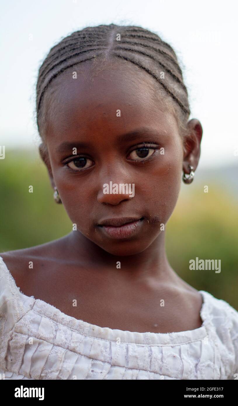 PORTRAIT OF AN AFRICAN GIRL Stock Photo - Alamy