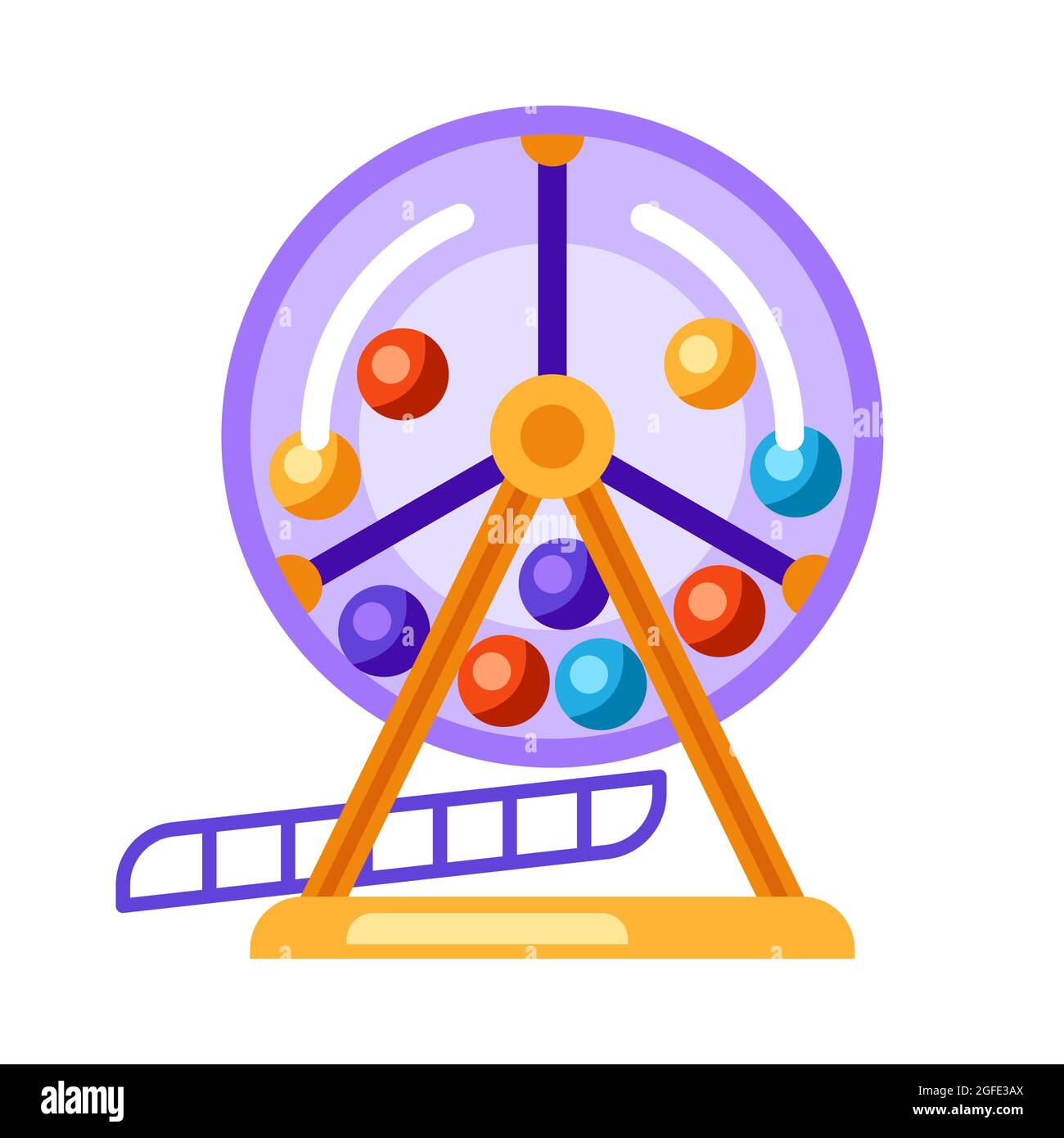 Lottery ball machine Cut Out Stock Images & Pictures - Alamy