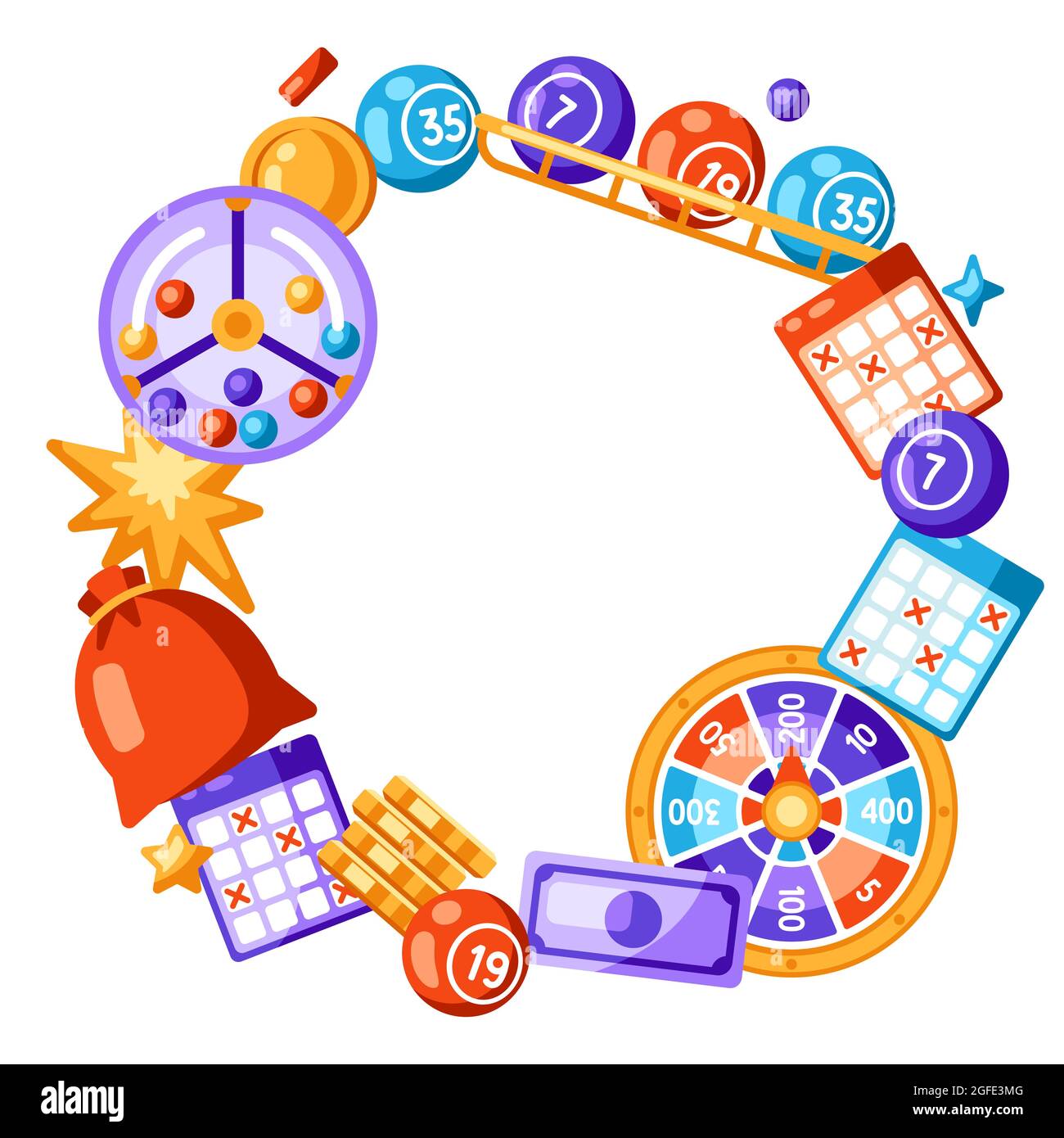 Lotto games Stock Vector Images - Alamy