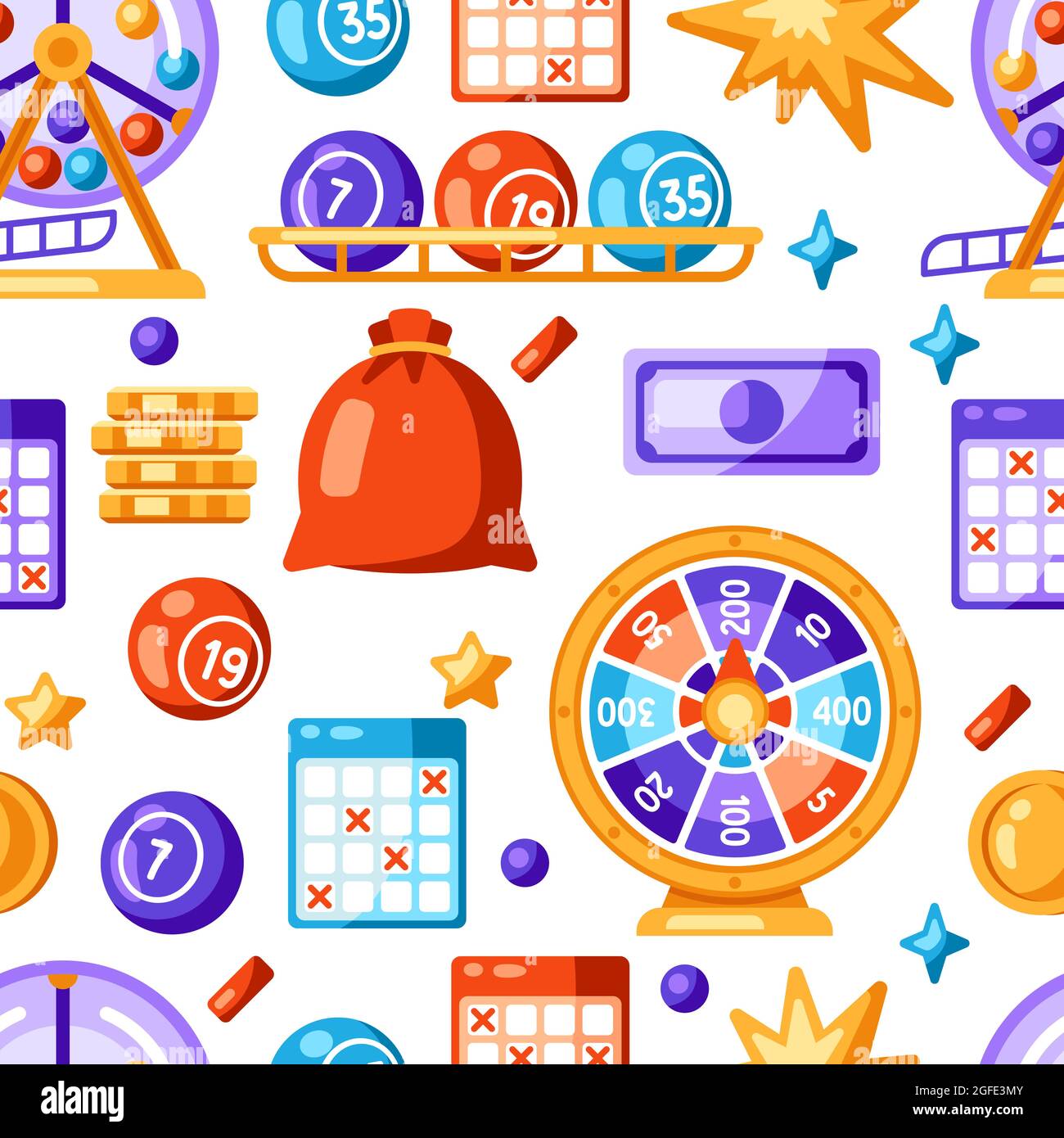 Lotto pattern Stock Vector Images - Alamy