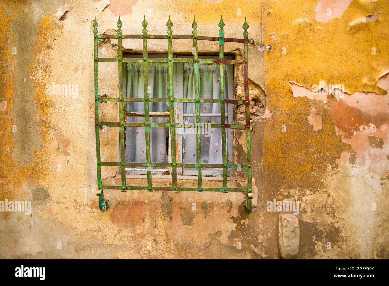 Protect your home with a railing at the window Stock Photo - Alamy