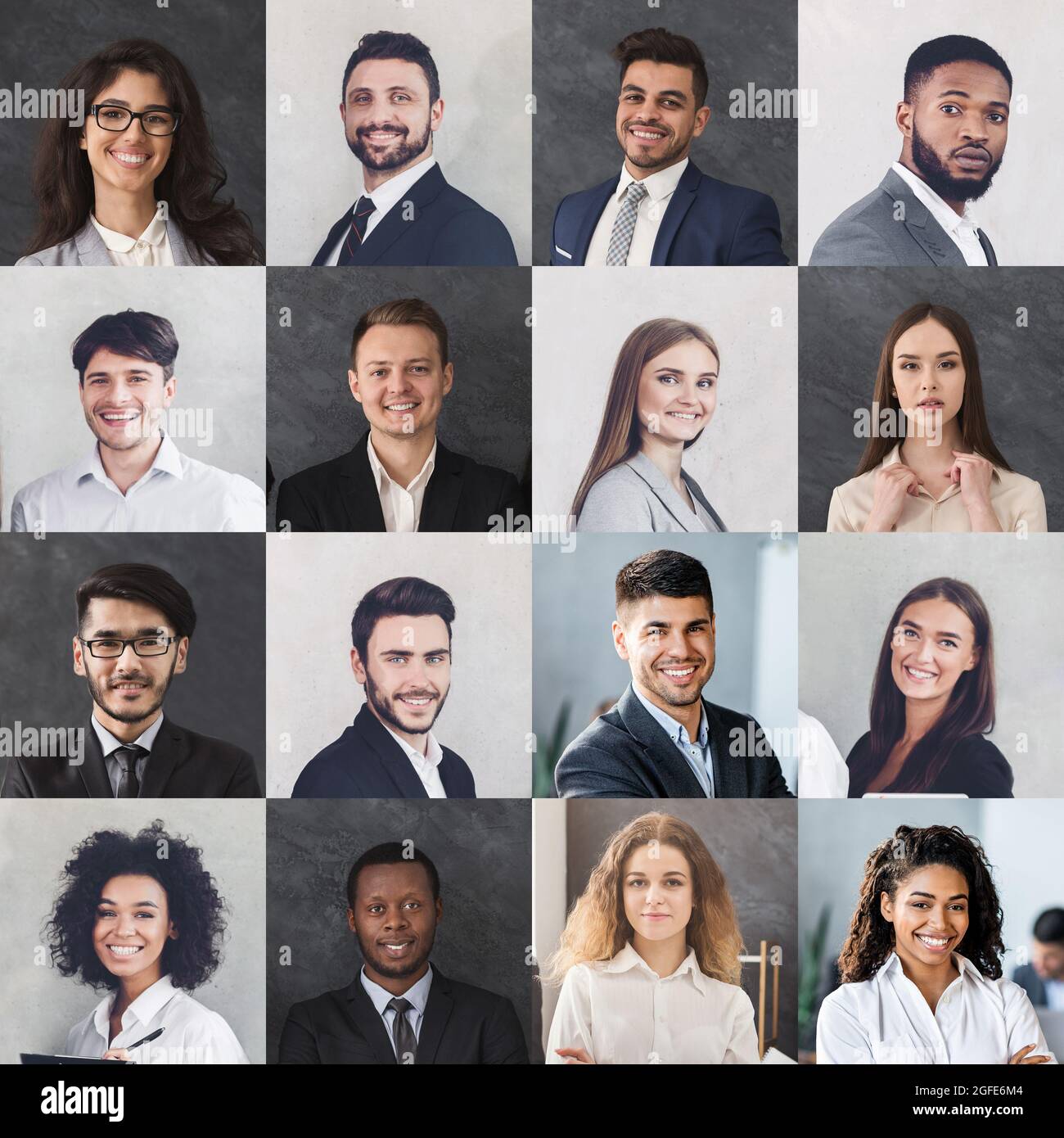 Business People Collage