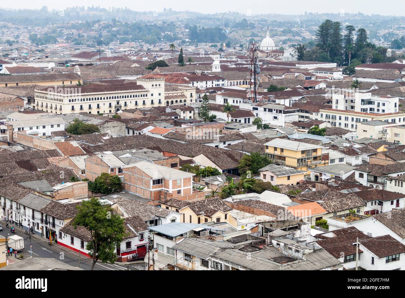Aerial view of Popayan, Colombia Stock Photo - Alamy