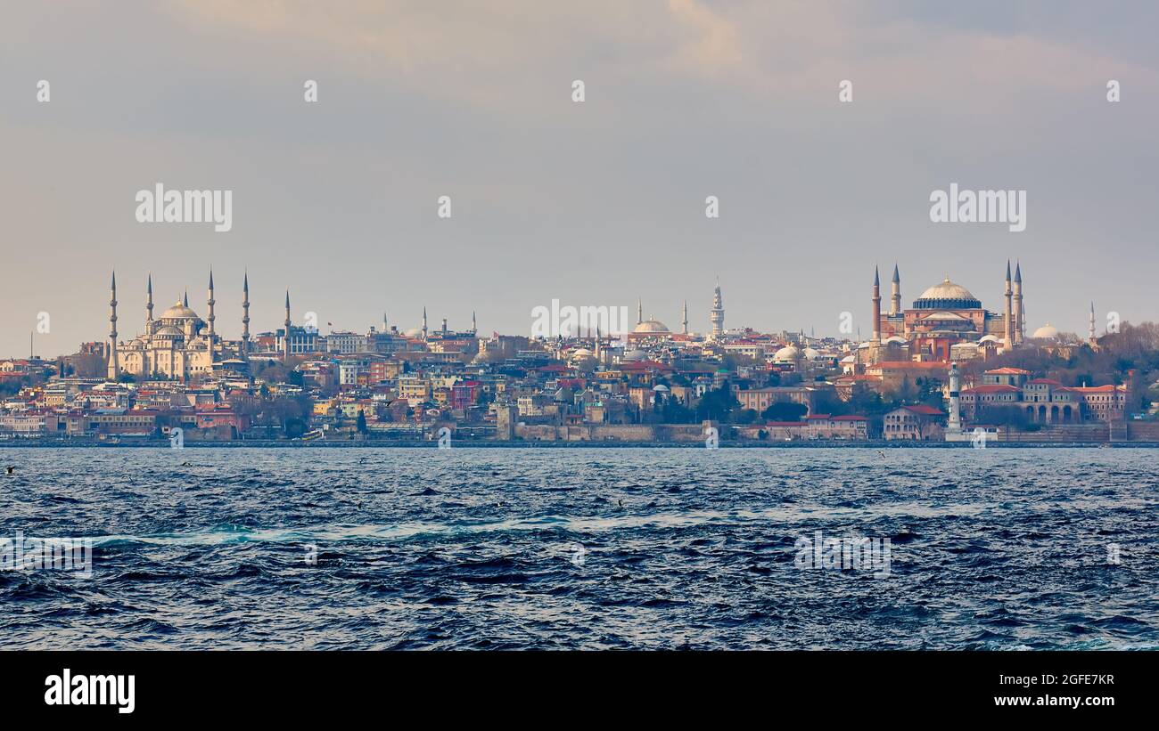 Blue Mosque, Hagia Sophia and Topkapi Palace. Popular Places in ...