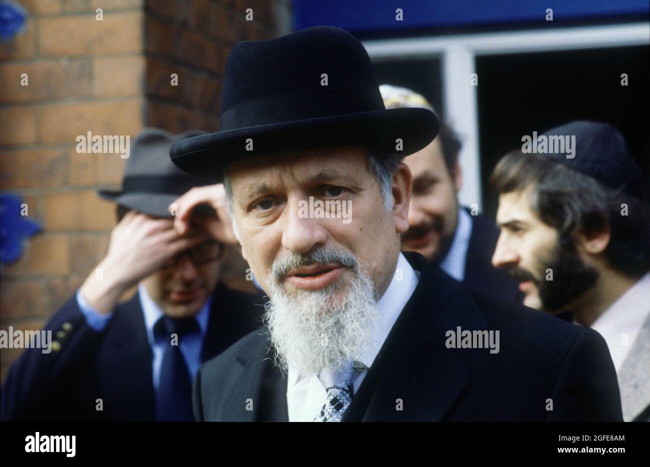 The Chief Rabbi Dr. Emmanuel Jakobovits officially opens the Birmingham ...