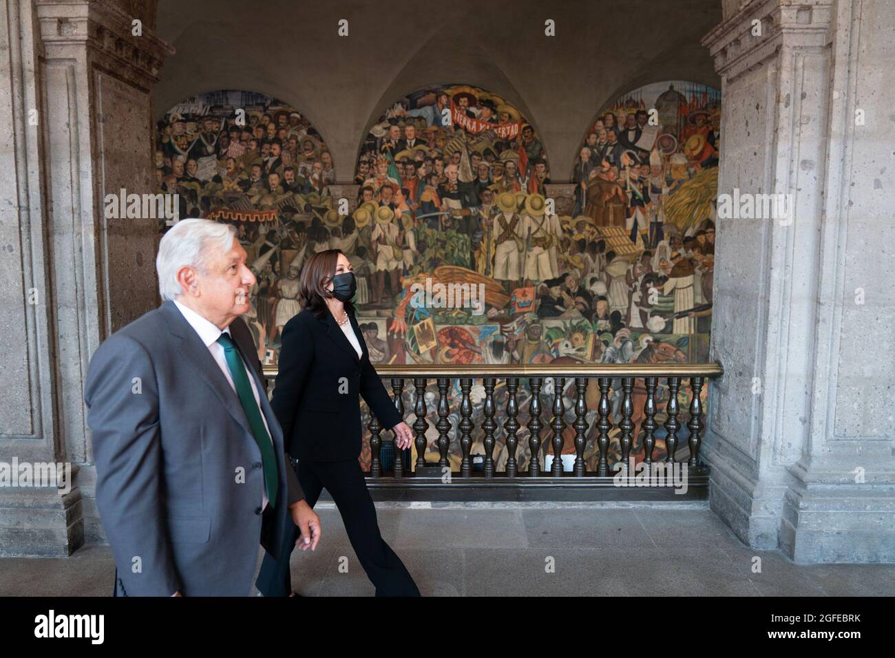 Mexico City, USA. 08th June, 2021. Vice President Kamala Harris tours ...