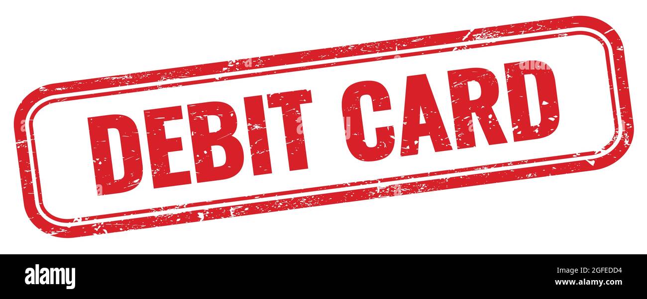 Debit card stamp hi-res stock photography and images - Alamy