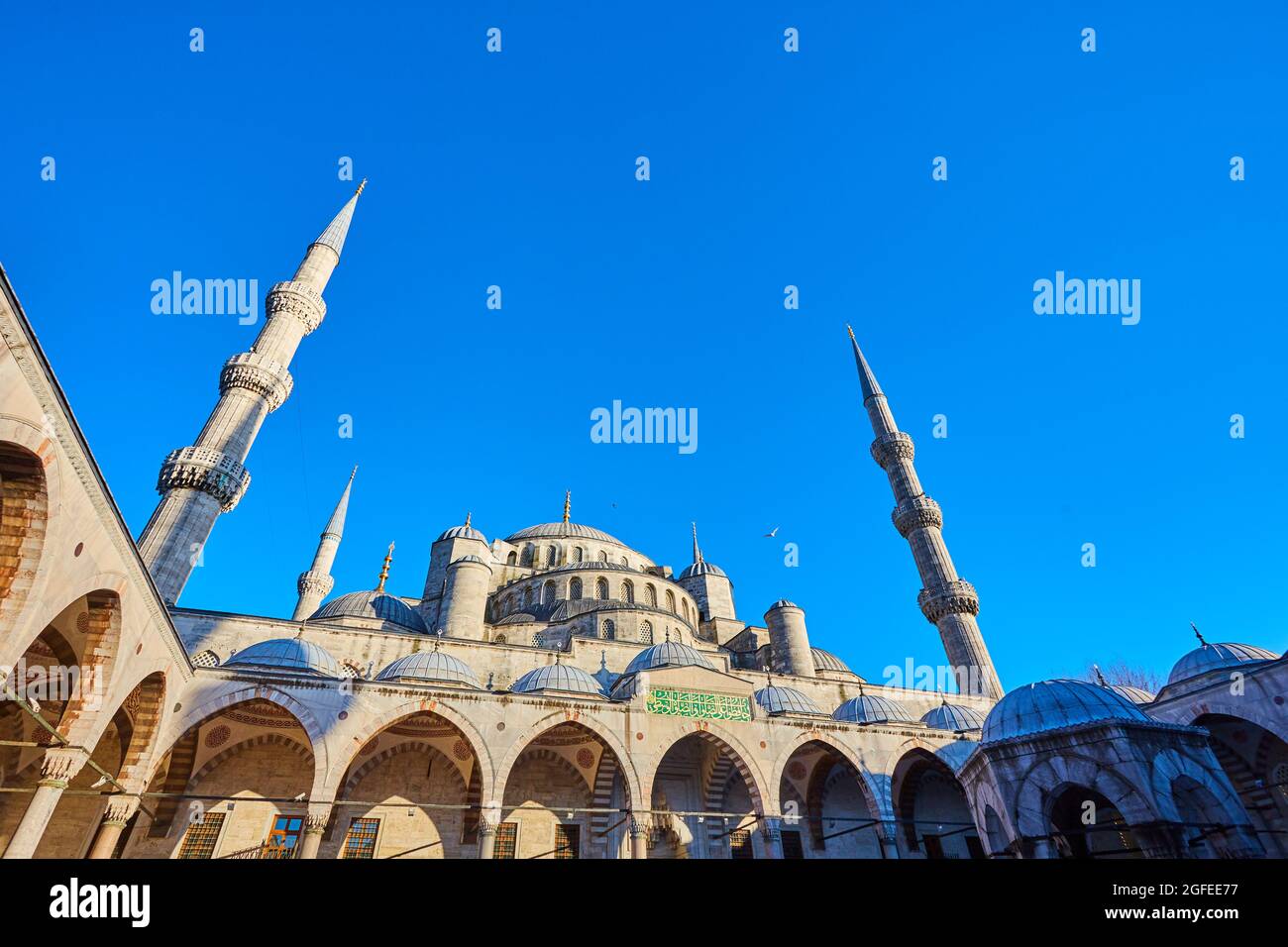 The Blue Mosque also called Sultan Ahmed Mosque or Sultan Ahmet Mosque ...
