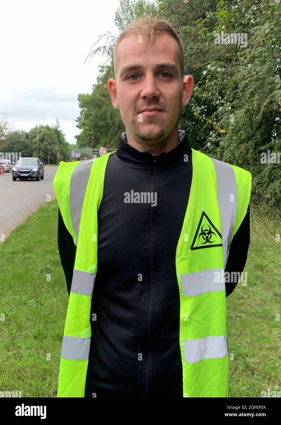 Stop the Stink campaign founder, Nathan Wint, as demonstrators stop ...