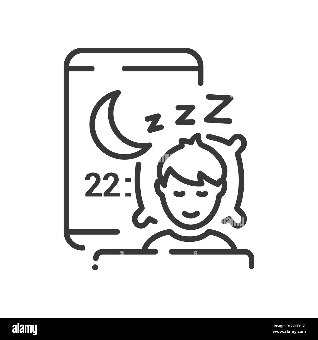Man vector black icon sleeping Stock Vector Images - Alamy