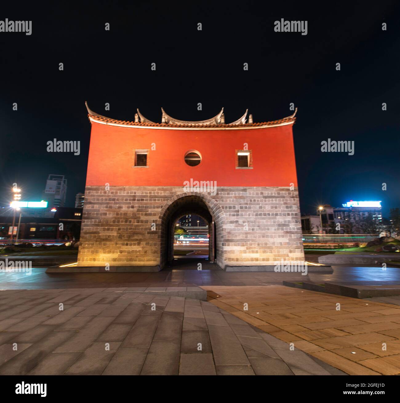 View of The North Gate of Taipei City Walls in Taiwan Stock Photo - Alamy