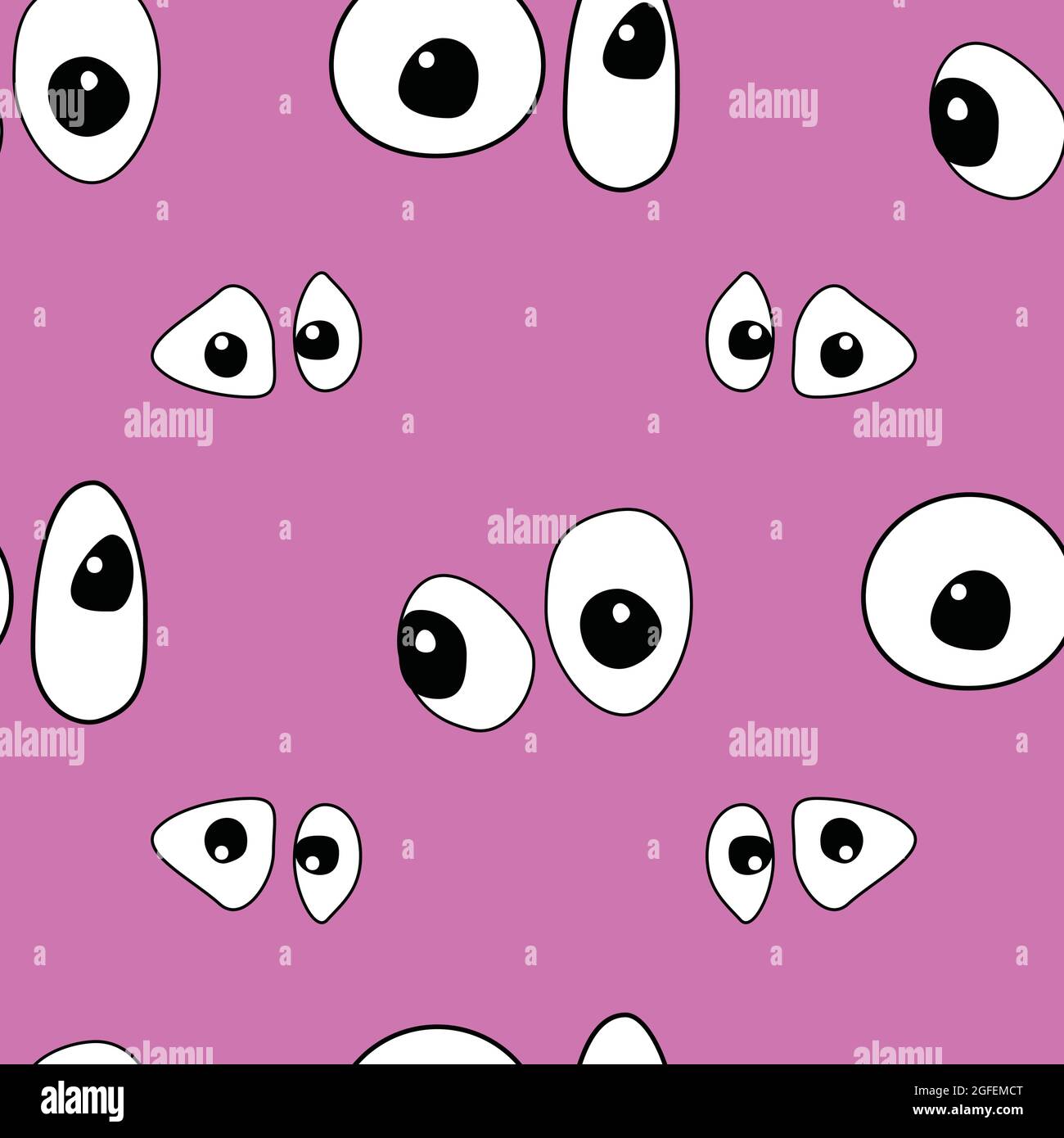 Cartoon staring eyes hi-res stock photography and images - Alamy