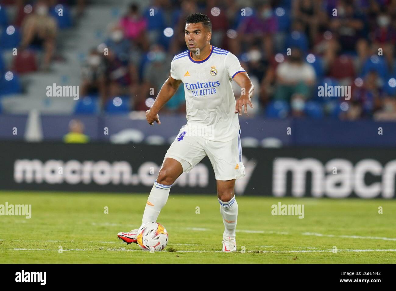 Carlos Henrique Casemiro of Real Madrid during the La Liga match between Levante UD v Real ...