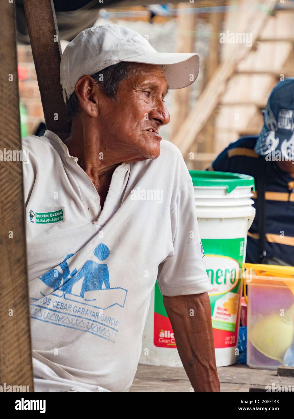 Iquitos, Peru - December 2019: Portrait of an older peruvian man ...