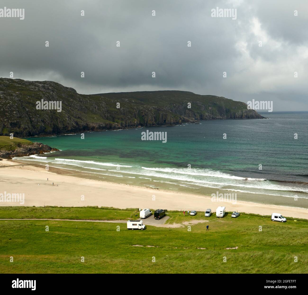 he beach at Cliff on the west side of the Isle of Lewis Stock Photo - Alamy