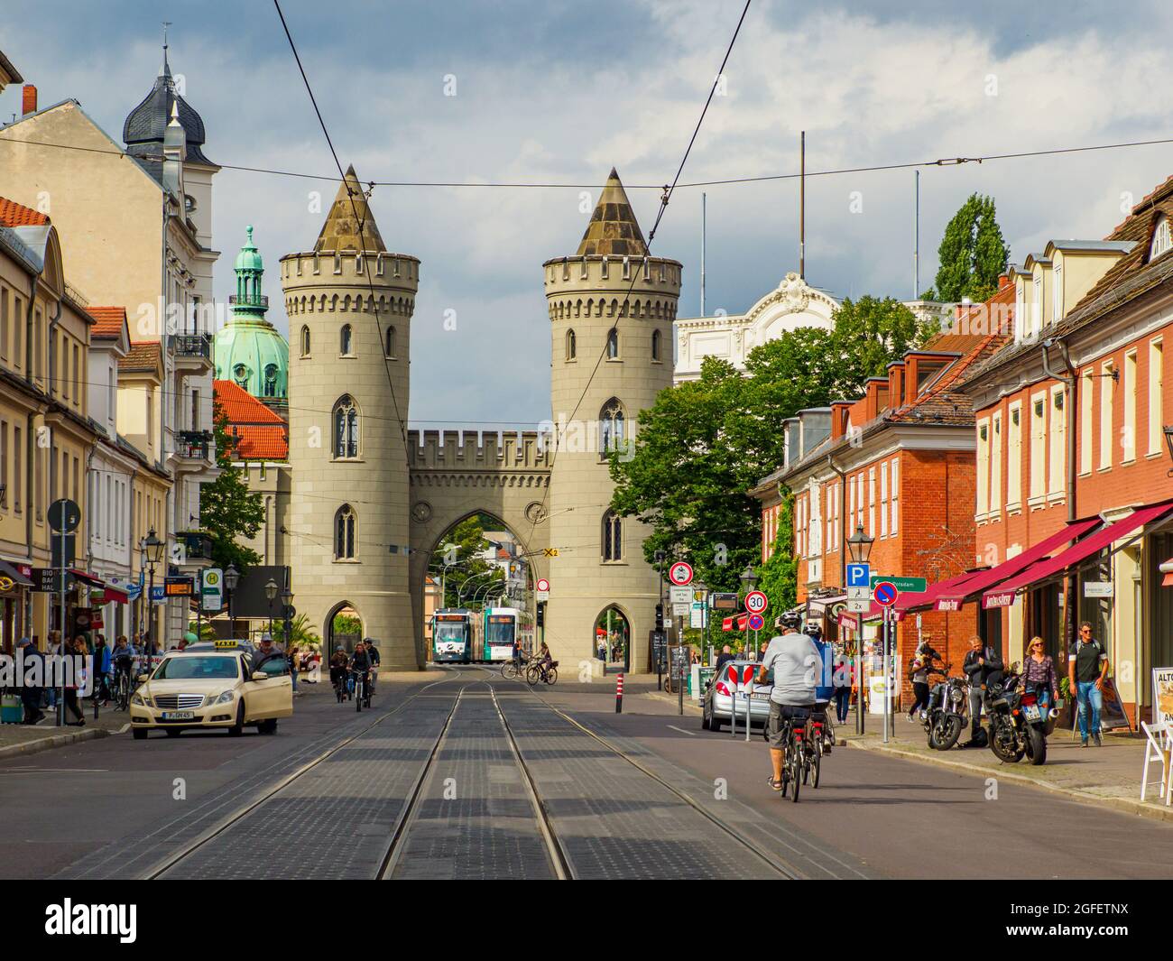 Potsdam, Poczdam, Germany - Aug 2020: Nauener Tor (Nauen Gate) is one ...