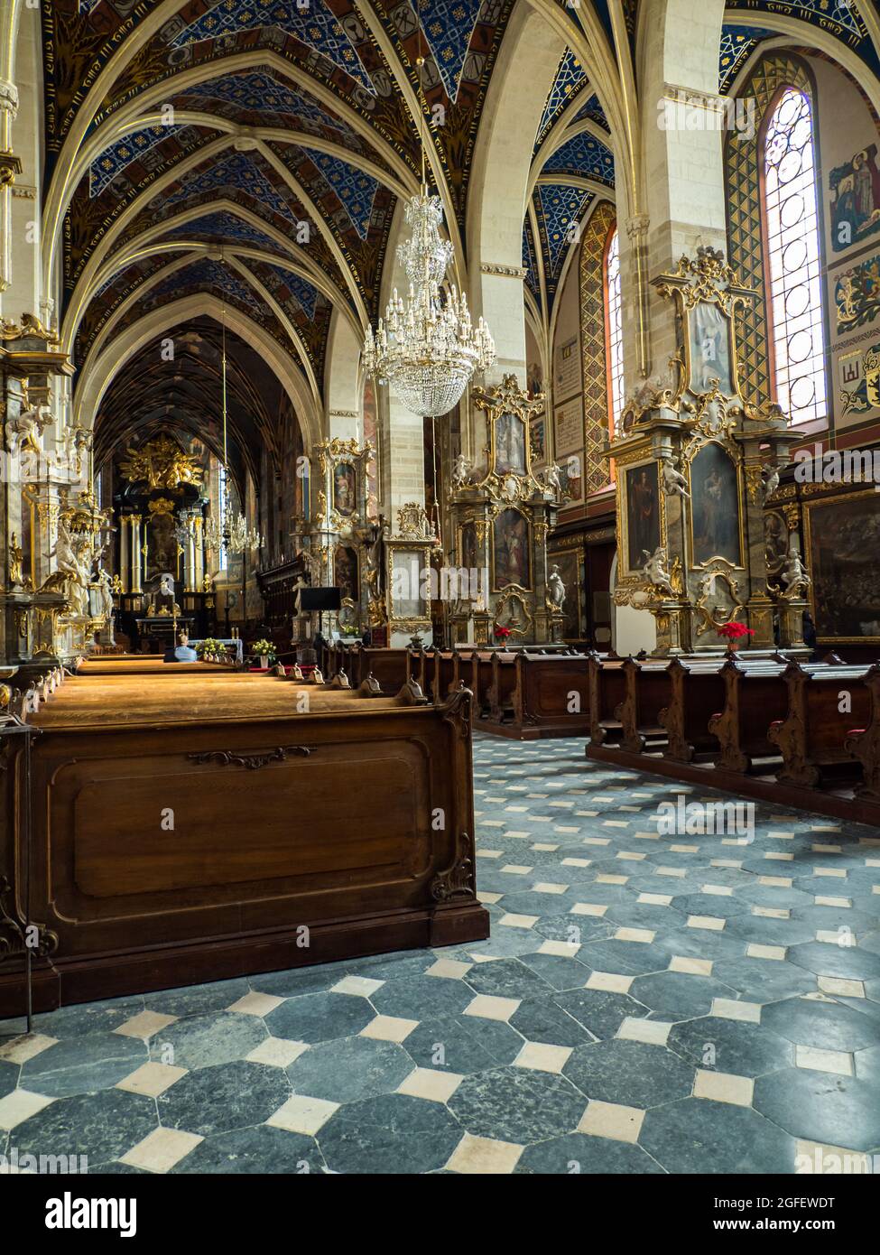 Sandomierz, Poland - February 17, 2020: Cathedral Basilica of the ...