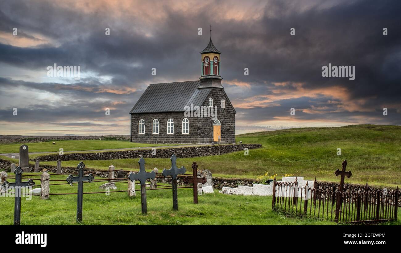 Hvalsneskirkja is only a few minutes away from the international ...