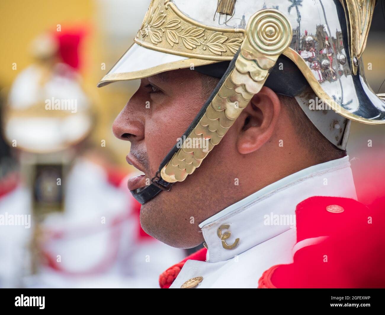 Lima, Peru - December 12, 2019: Guard of the Presidential Palace are ...