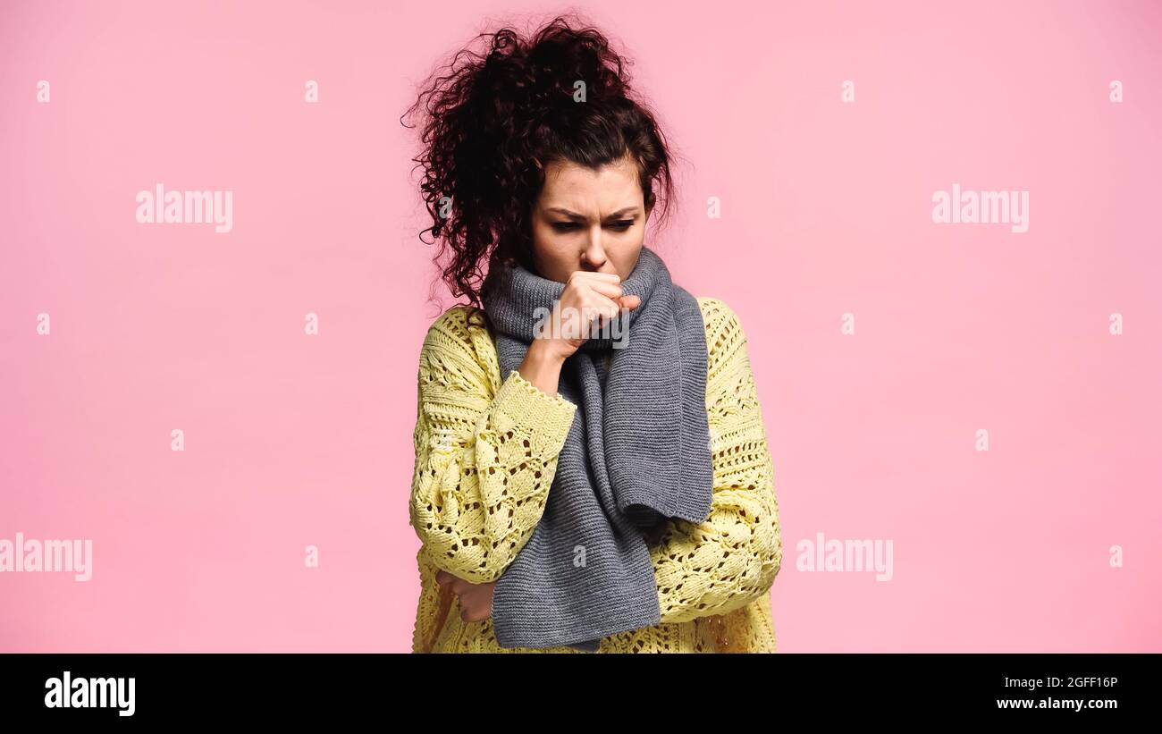 Orange and pink scarf hi-res stock photography and images - Alamy