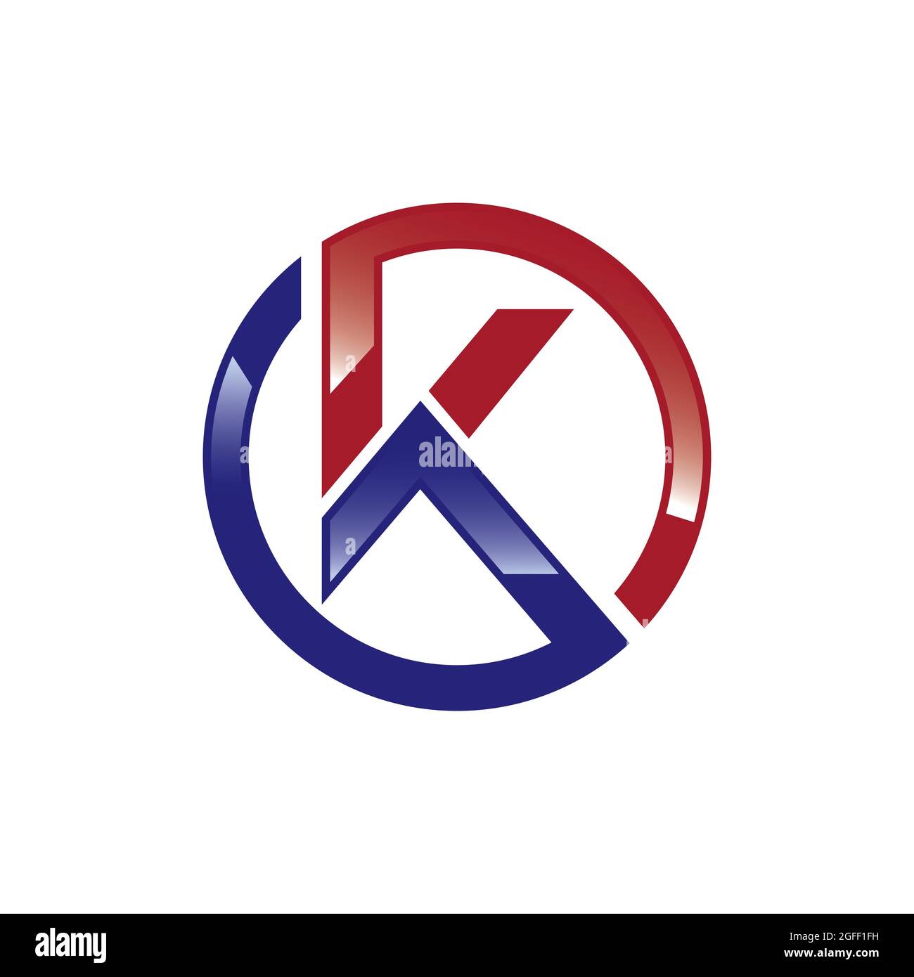 This is a creative letter K icon logo design Stock Vector Image & Art ...