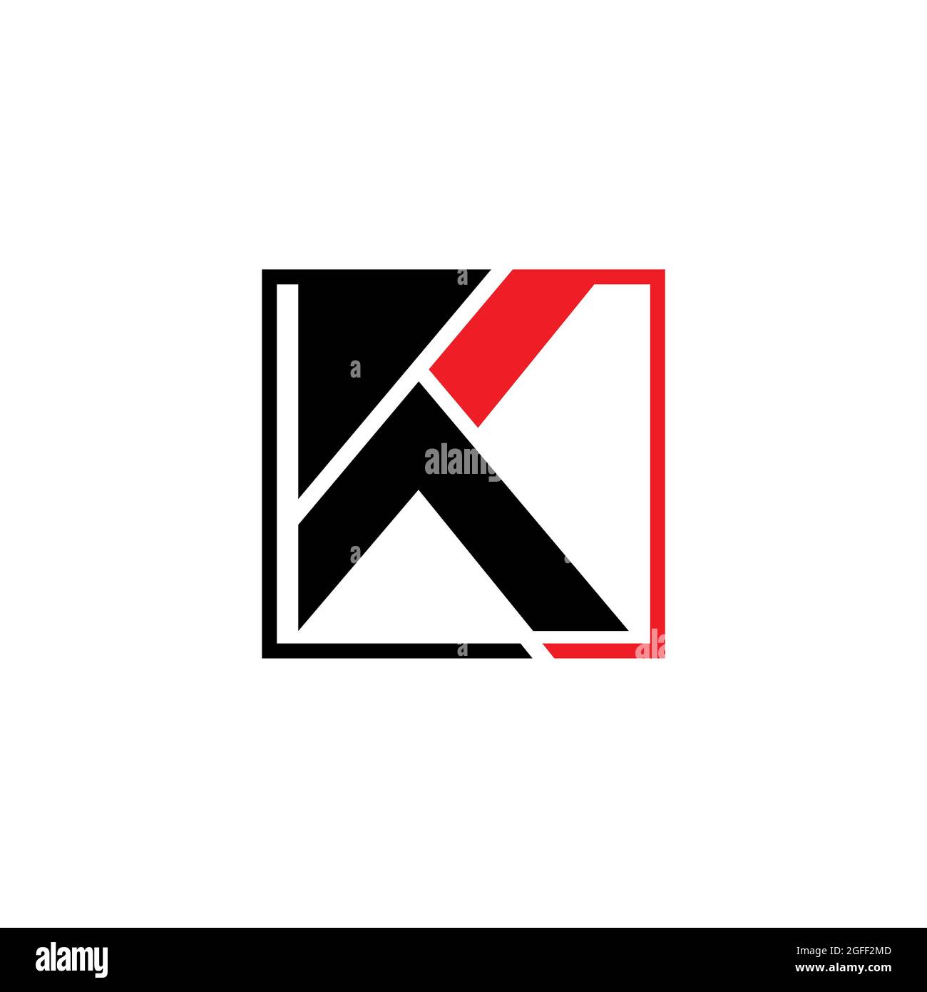 This is a creative letter K icon logo design Stock Vector Image & Art ...