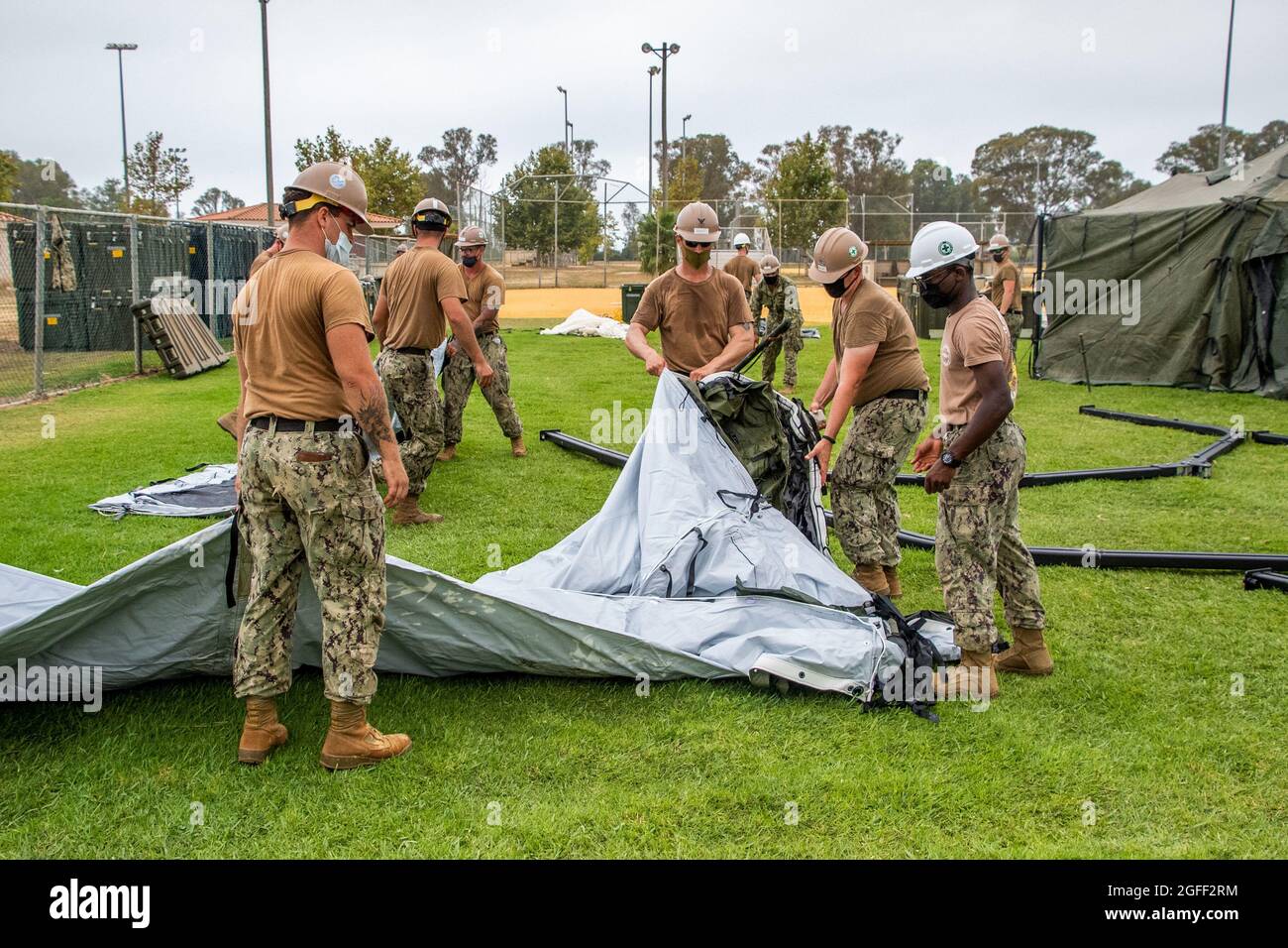 NAVAL STATION ROTA, Spain (August 24, 2021) Seabees from Naval Mobile ...