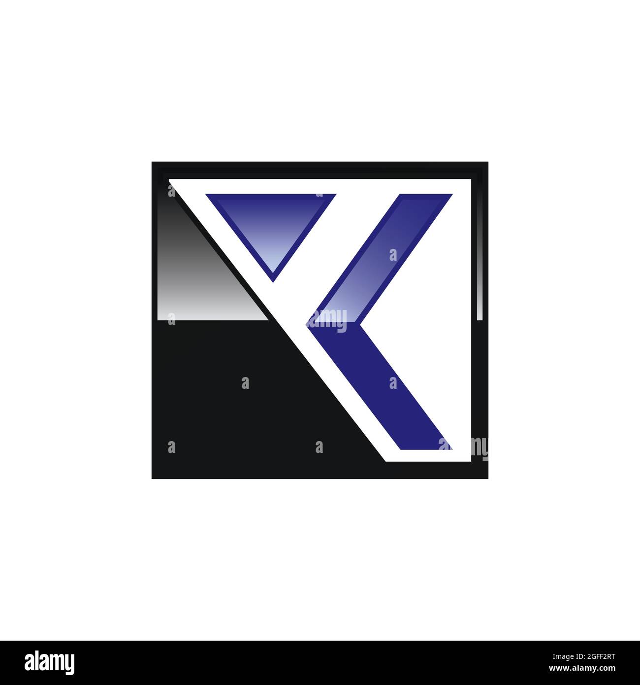 This is a creative letter K icon logo design Stock Vector Image & Art ...