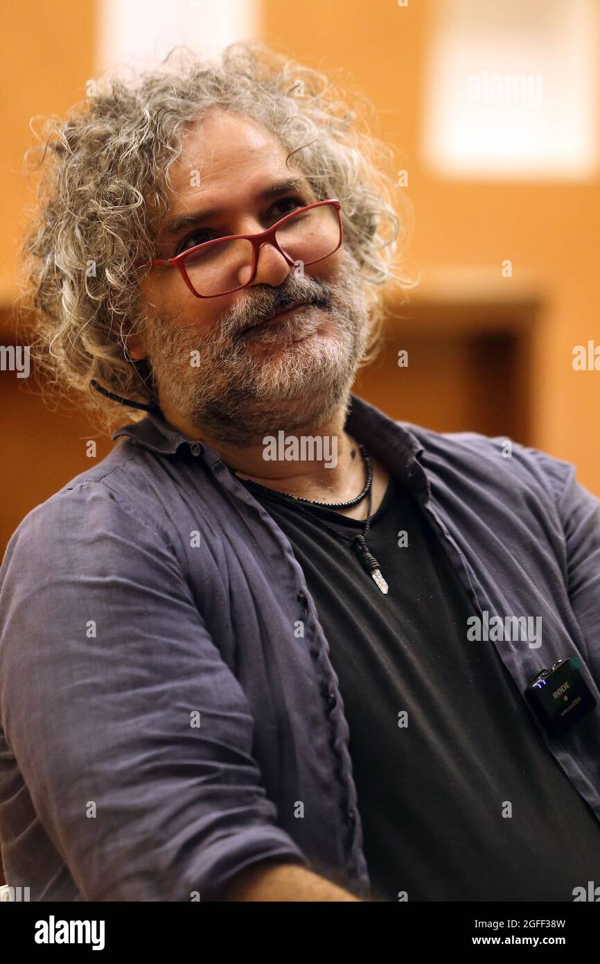 Casalvieri, Italy. August 24, 2021. The Italian cartoonist Marco ...