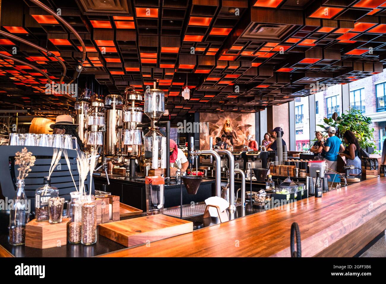 Starbucks Reserve New York Roastery Stock Photo - Alamy