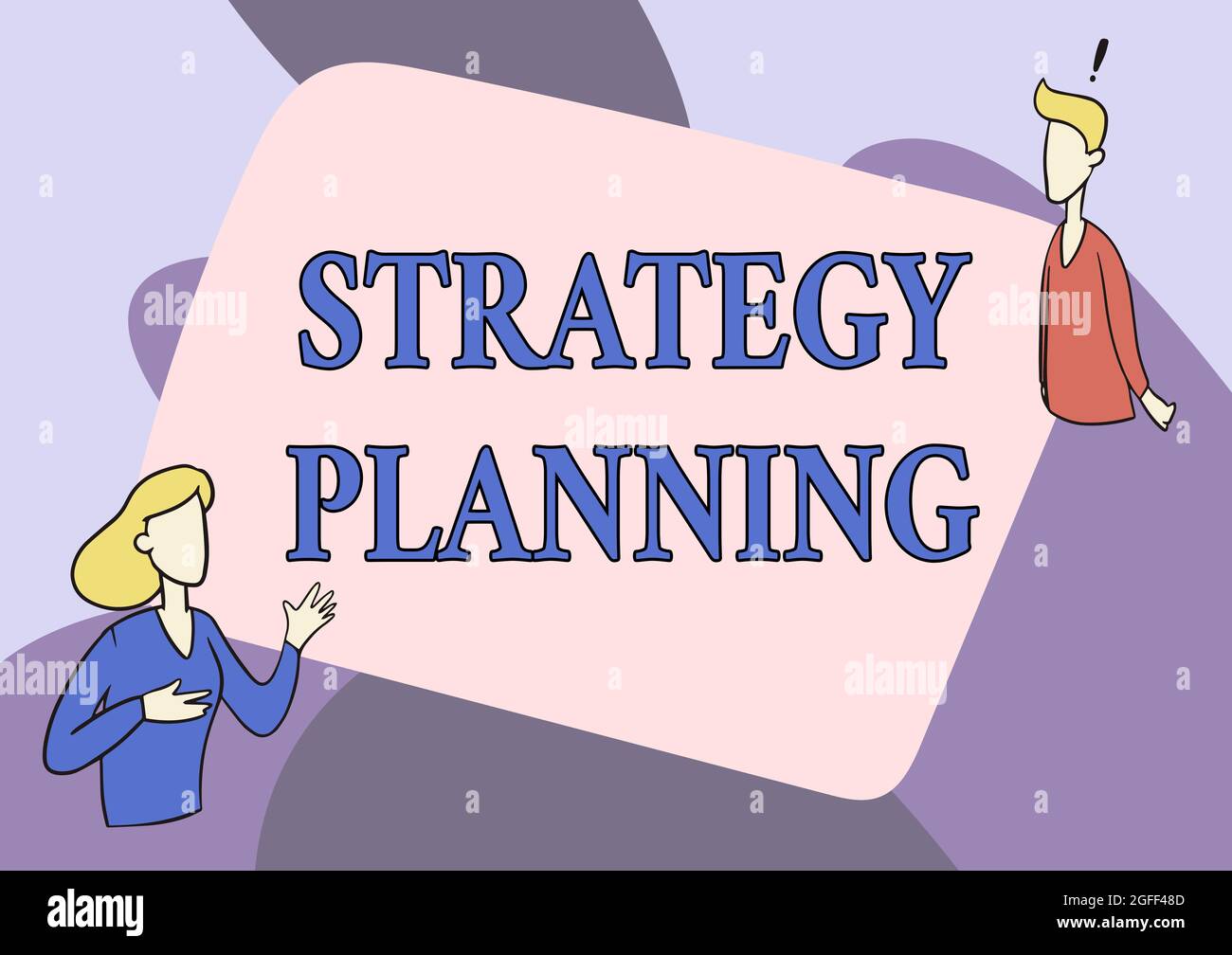 Text caption presenting Strategy Planning. Conceptual photo A ...