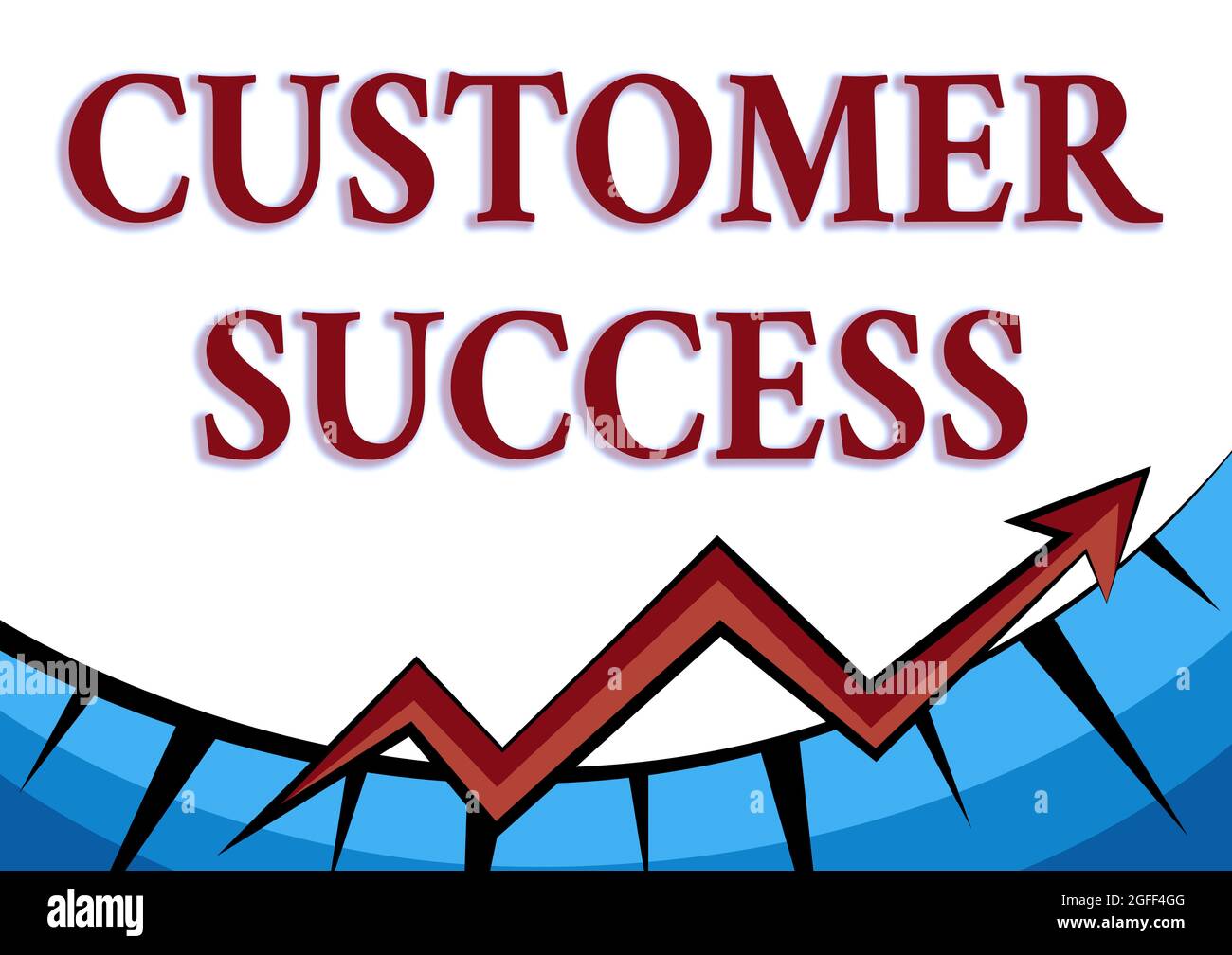 Text sign showing Customer Success. Business concept customers achieve ...