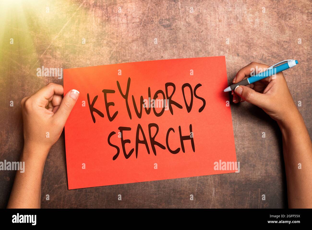 Writing displaying text Keywords Search. Concept meaning looks for ...