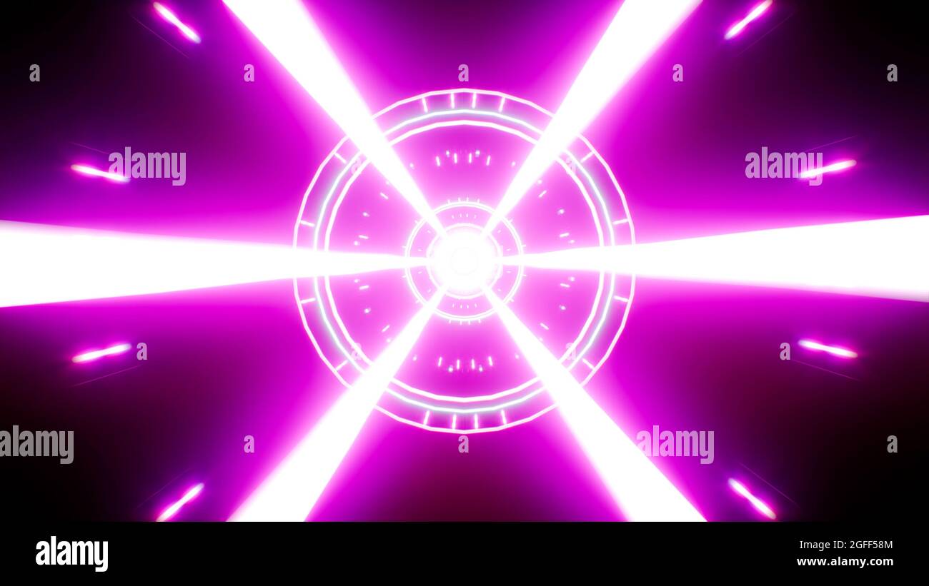 Circle neon light lamp hi-res stock photography and images - Alamy