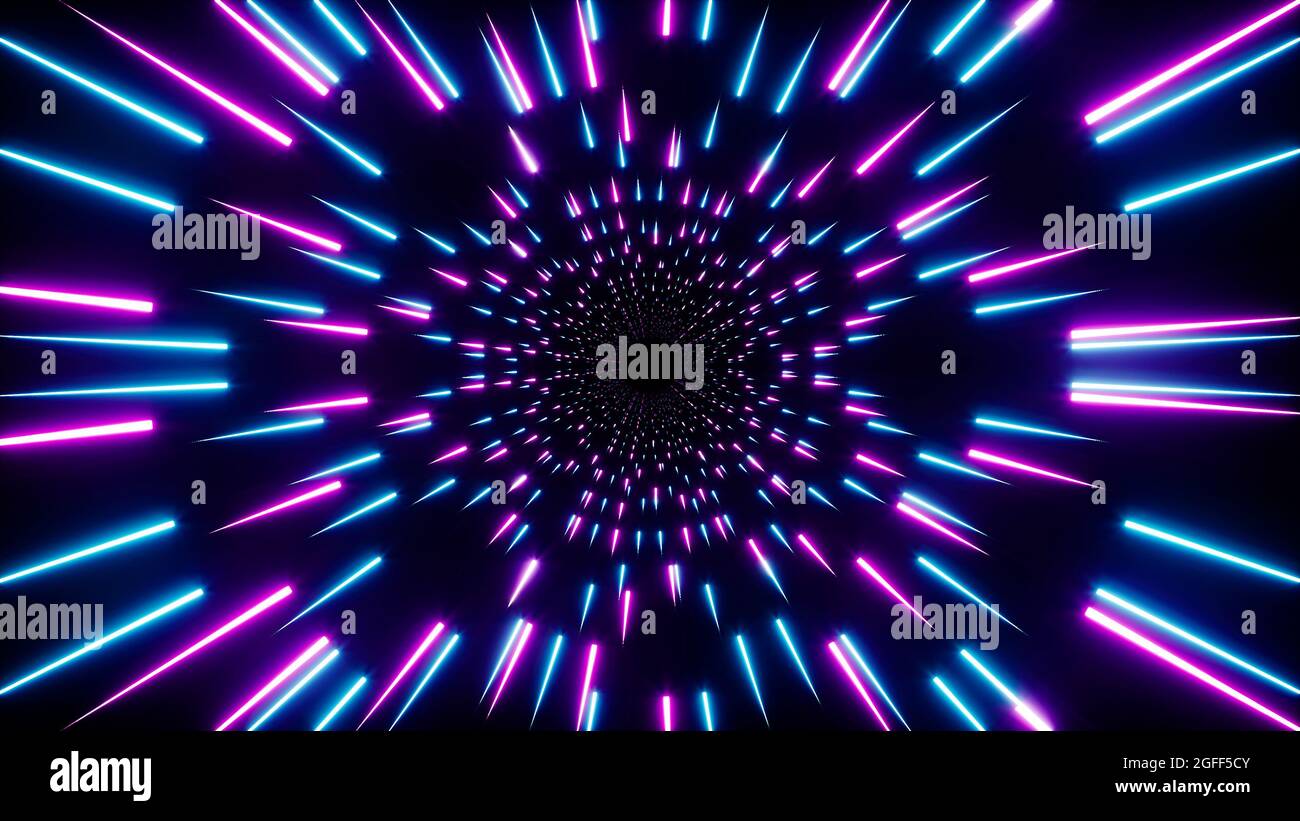 Sharp Needle Shaped Glowing Neon Particles Background Stock Photo - Alamy