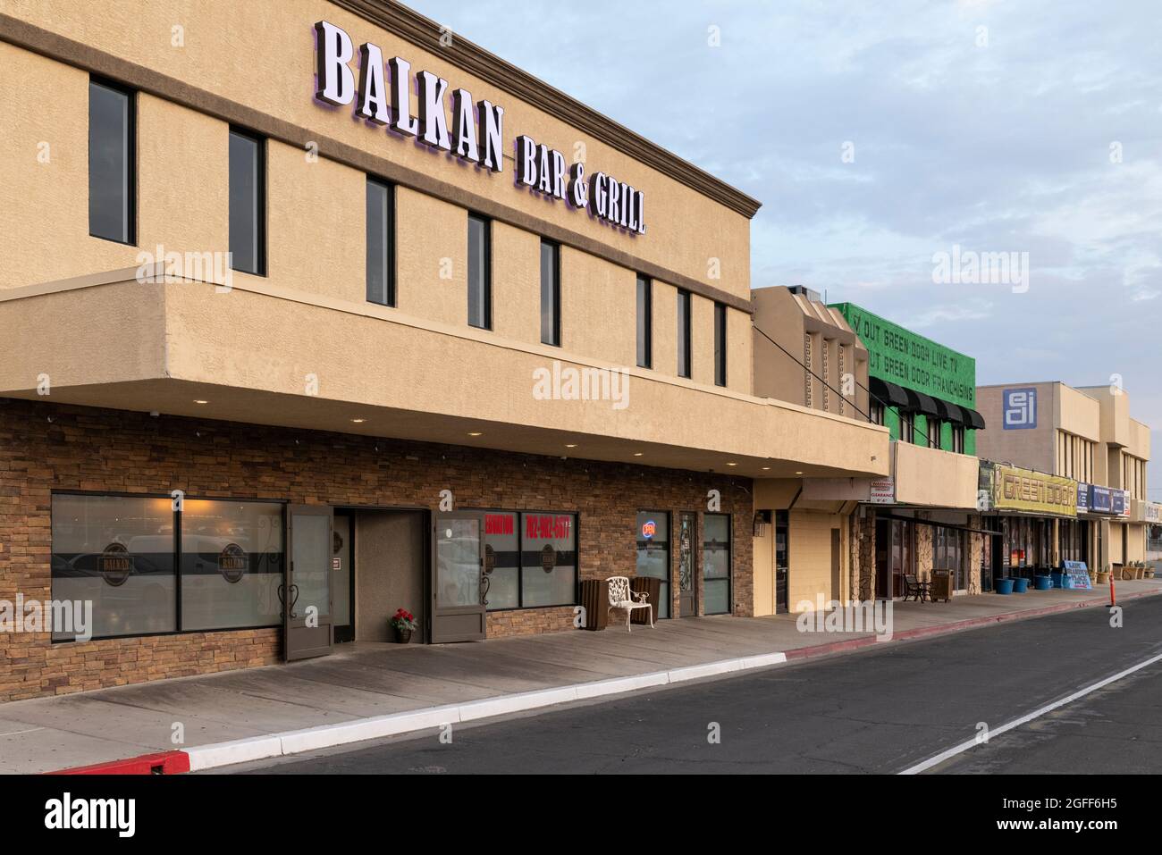 Badlands Saloon, Las Vegas, Nevada Stock Photo - Alamy
