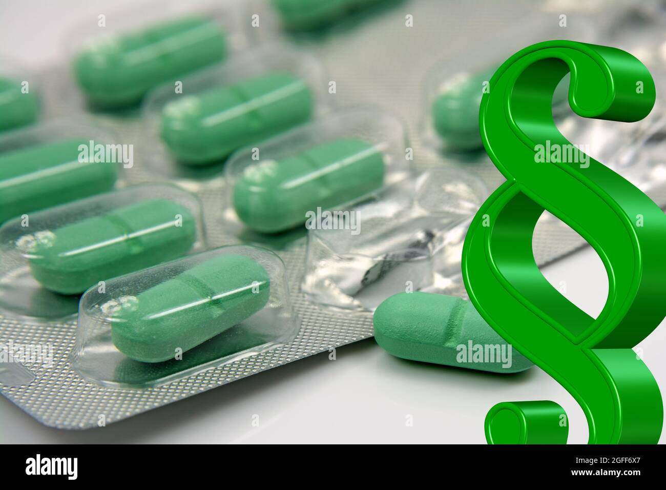Paragraph and tablets, Medicinal product regulation, symbolic ...