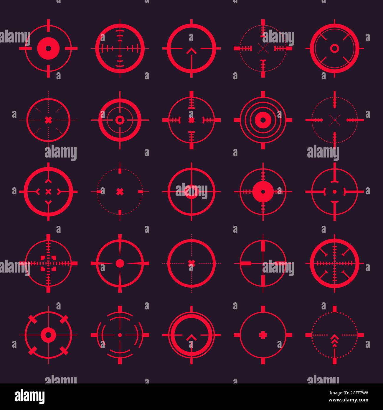 Red Crosshairs