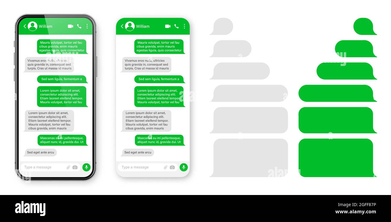 Blank Text Message Screen